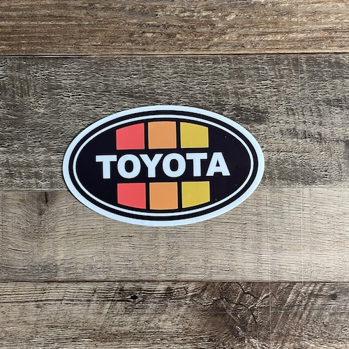 Toyota Retro Vintage Decal Sticker Round 4 Inch 3 Stripe - Etsy