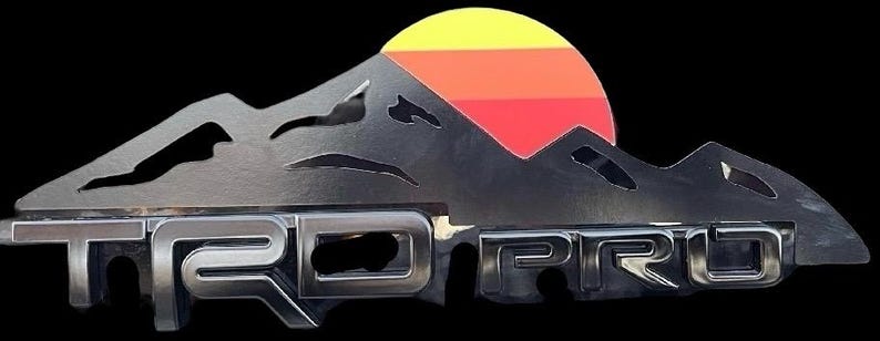 Fifth Gen TRD Pro Toyota Magnet Set: Mountain Scene Truck Graphics - Etsy