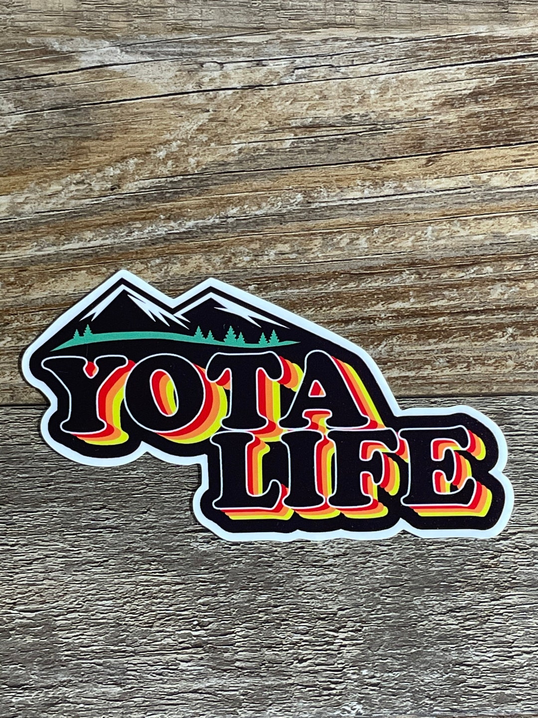 Yota Life Decal Sticker Retro Toyota Colors Sticker: 4runner, Tacoma ...
