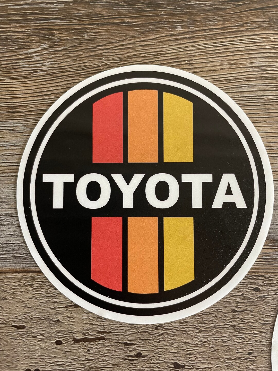 4 Inch Toyota Retro Vintage Black Decal for 4runner, Tacoma, Tundra ...