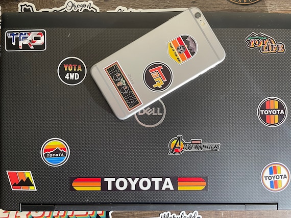 Toyota Retro Miniatures Set of 12 Decals Approximately 1.5 | Etsy