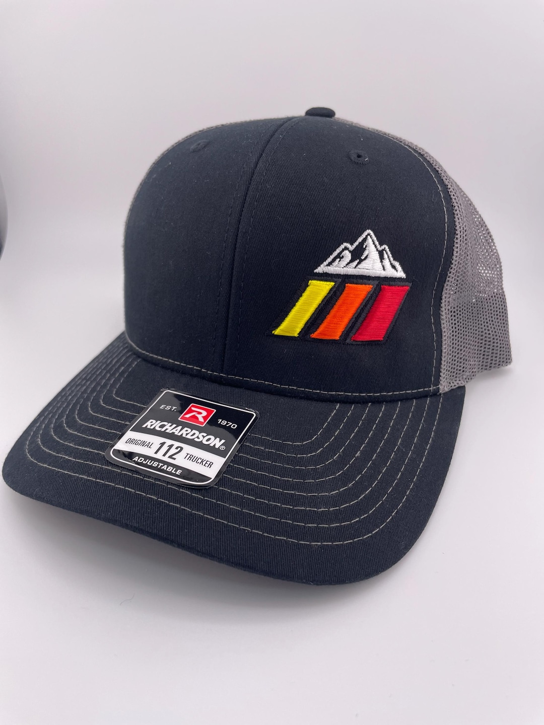 Vintage Toyota Stripe Moutain Hat Custom Embroidered Trucker Hat ...