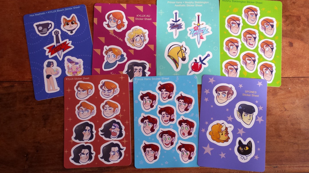 Sticker Sheets - Etsy