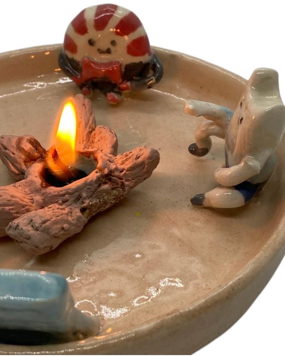 Customizable Adventure Time Ceramic Candle Holder/finn Jack Bmo and ...