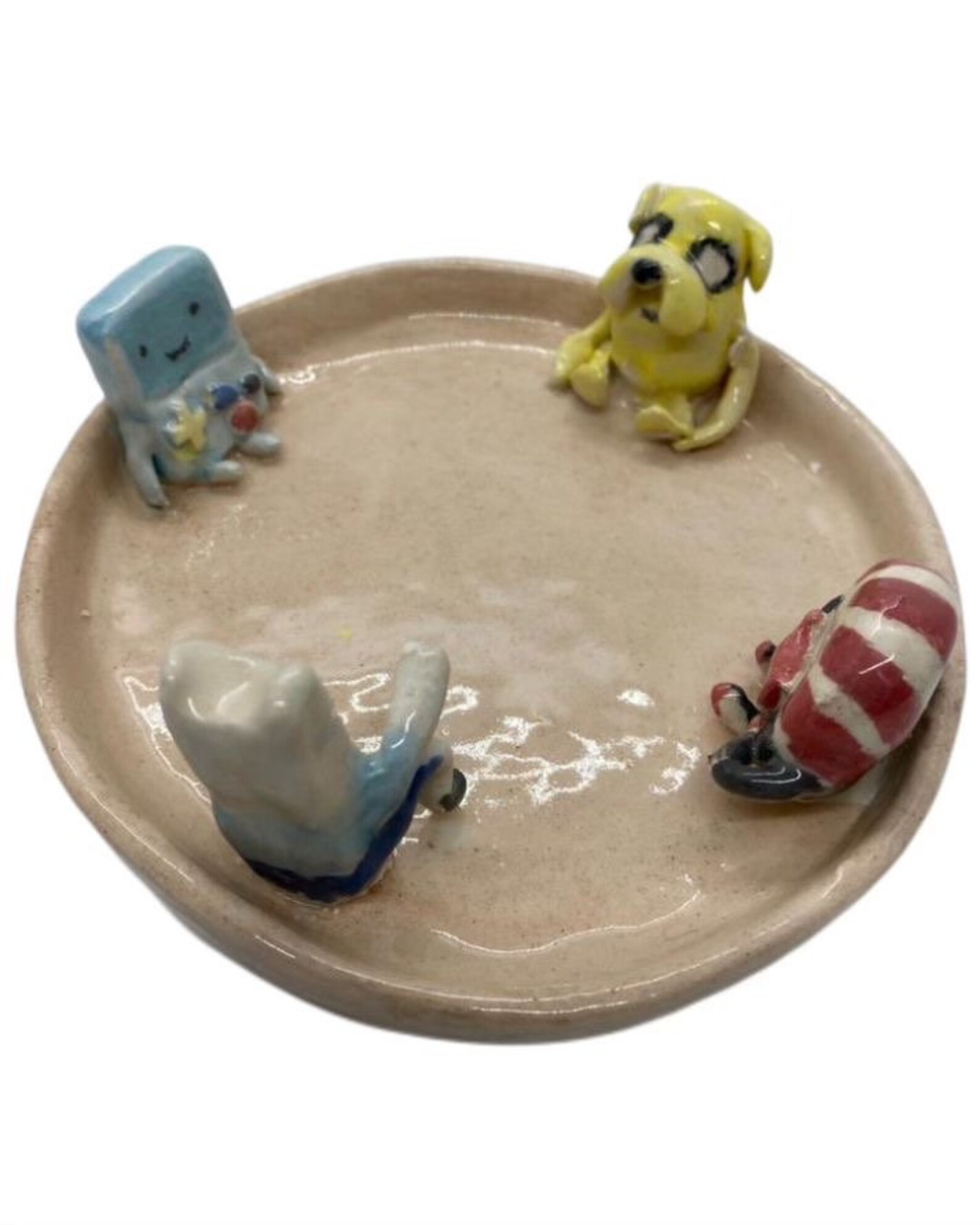 Customizable Adventure Time Ceramic Candle Holder/finn Jack Bmo and ...