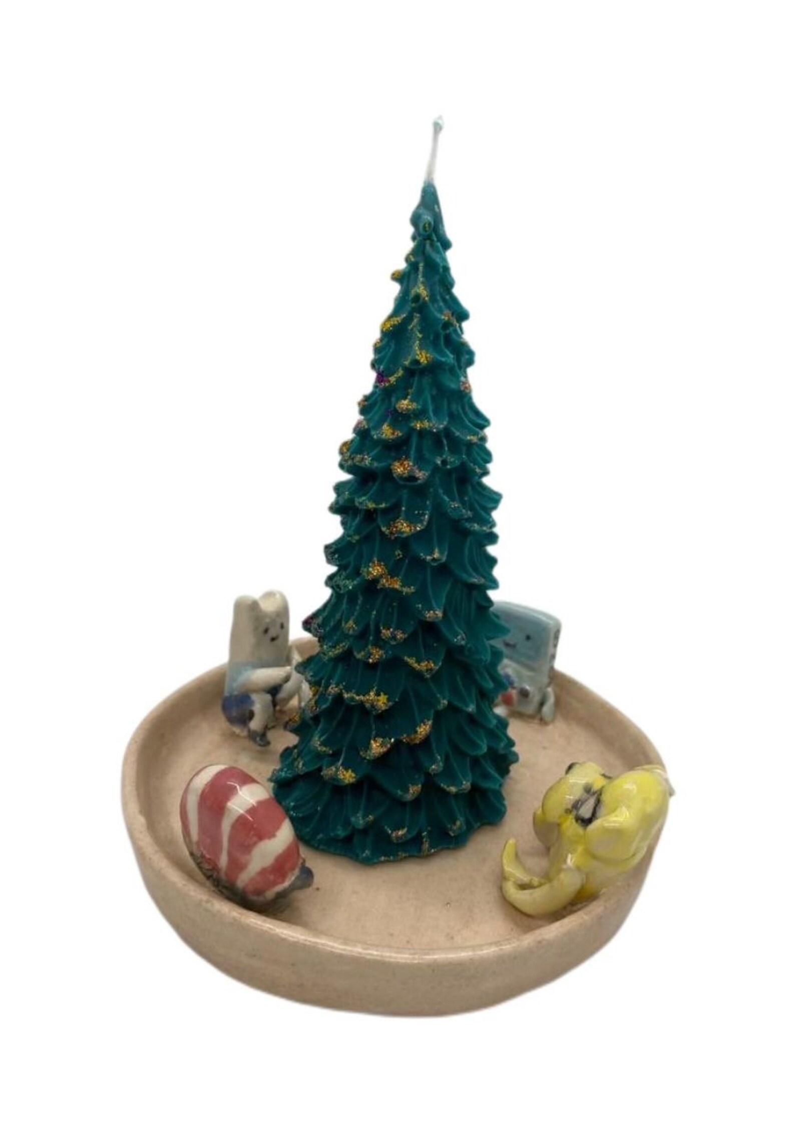 Customizable Adventure Time Ceramic Candle Holder/finn Jack Bmo and ...