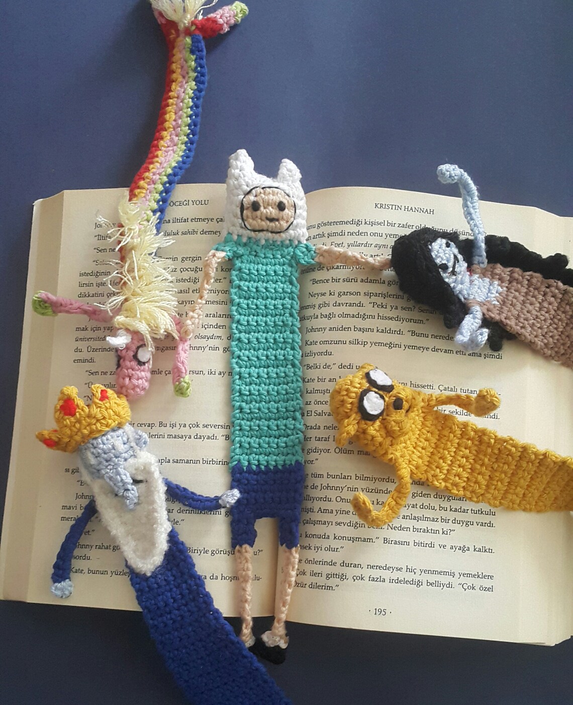Cartoon Characters Crochet Bookmark/ Adventure Time - Etsy