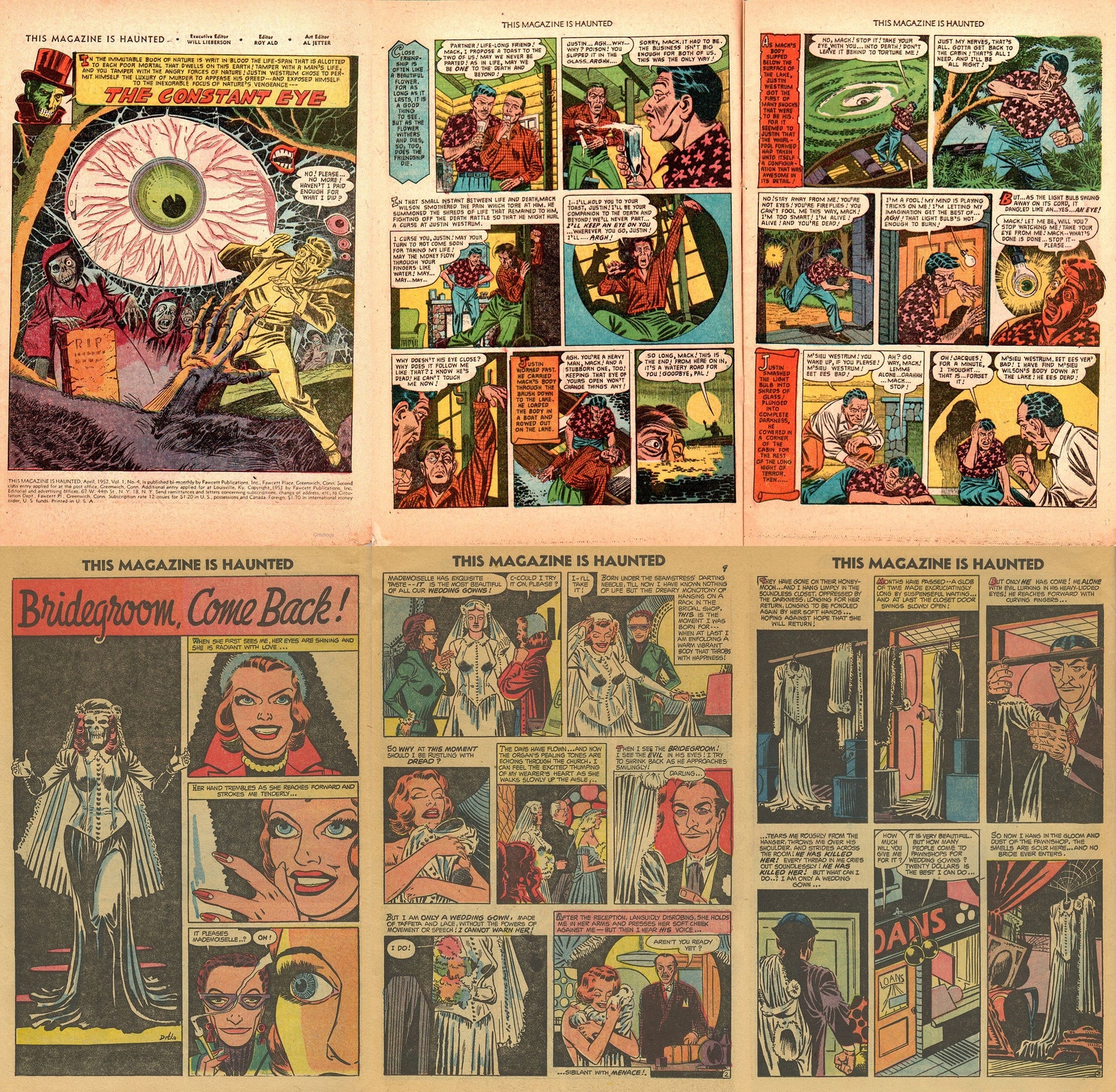 Vintage 1950s Horror Comic Book Collection: This Magazine is Haunted ...