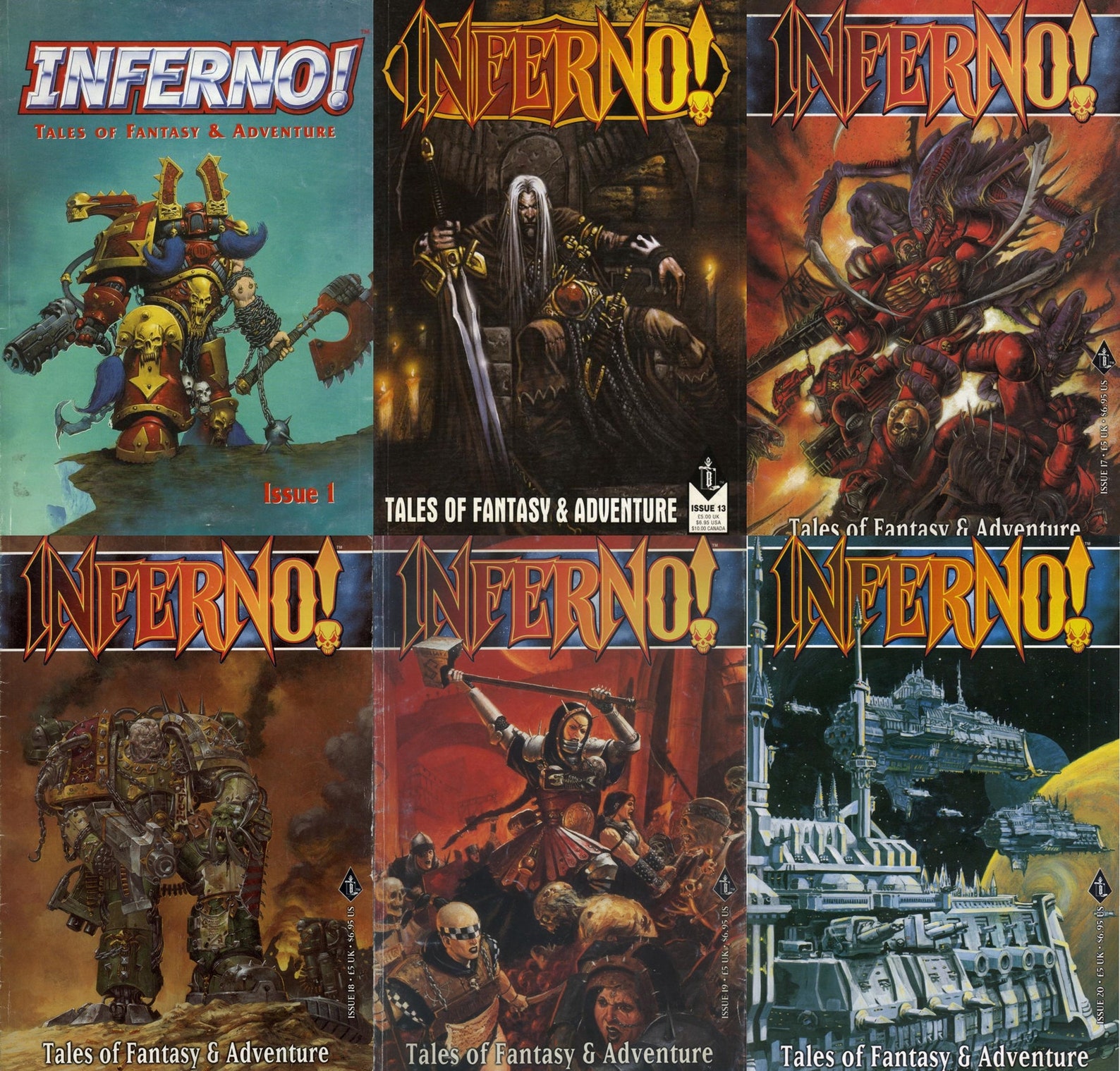 900 Vintage Dungeons & Dragons Magazines Ares Inferno - Etsy