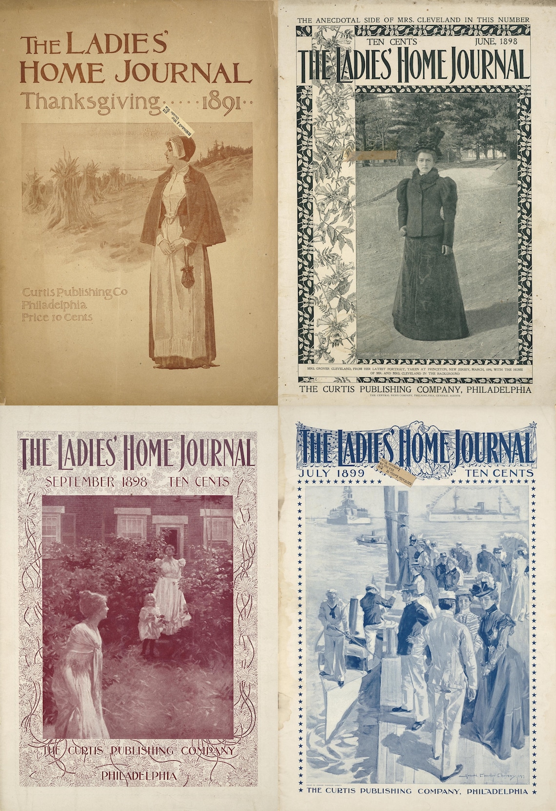 Ladies Home Journal Vintage Women's Magazines 1800s. 19th Century ...