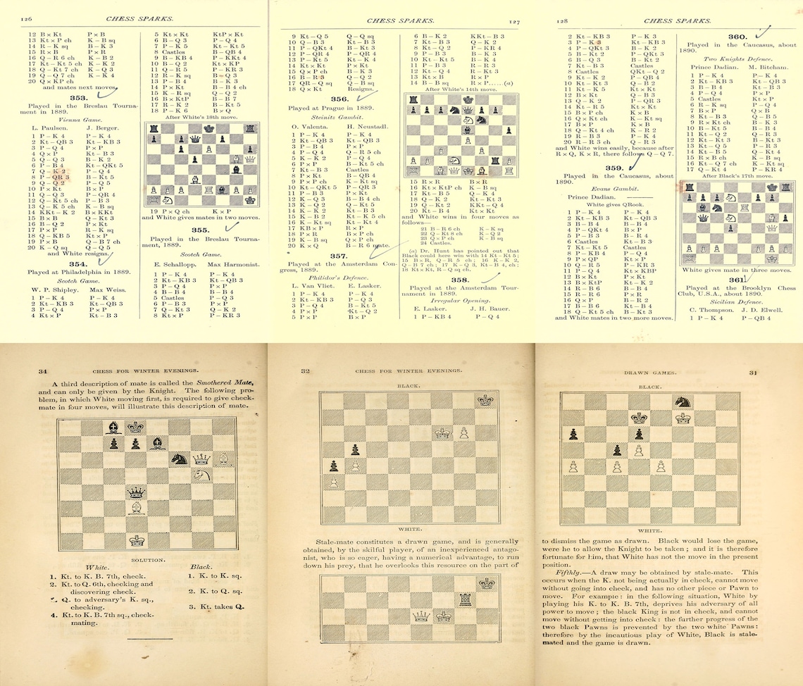 Vintage Chess Ebooks Collection: 50+ Classic Manuals (PDF) - Etsy