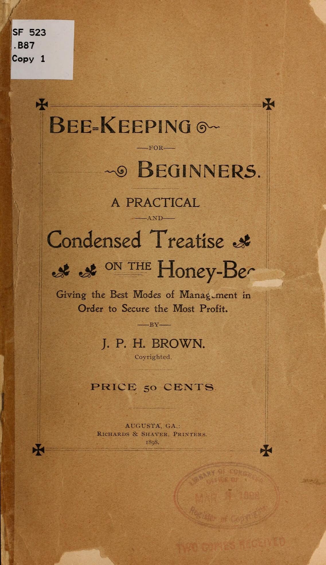 Vintage Bee Keeping Book Collection - Apiary, Beekeeping, Apiculture ...
