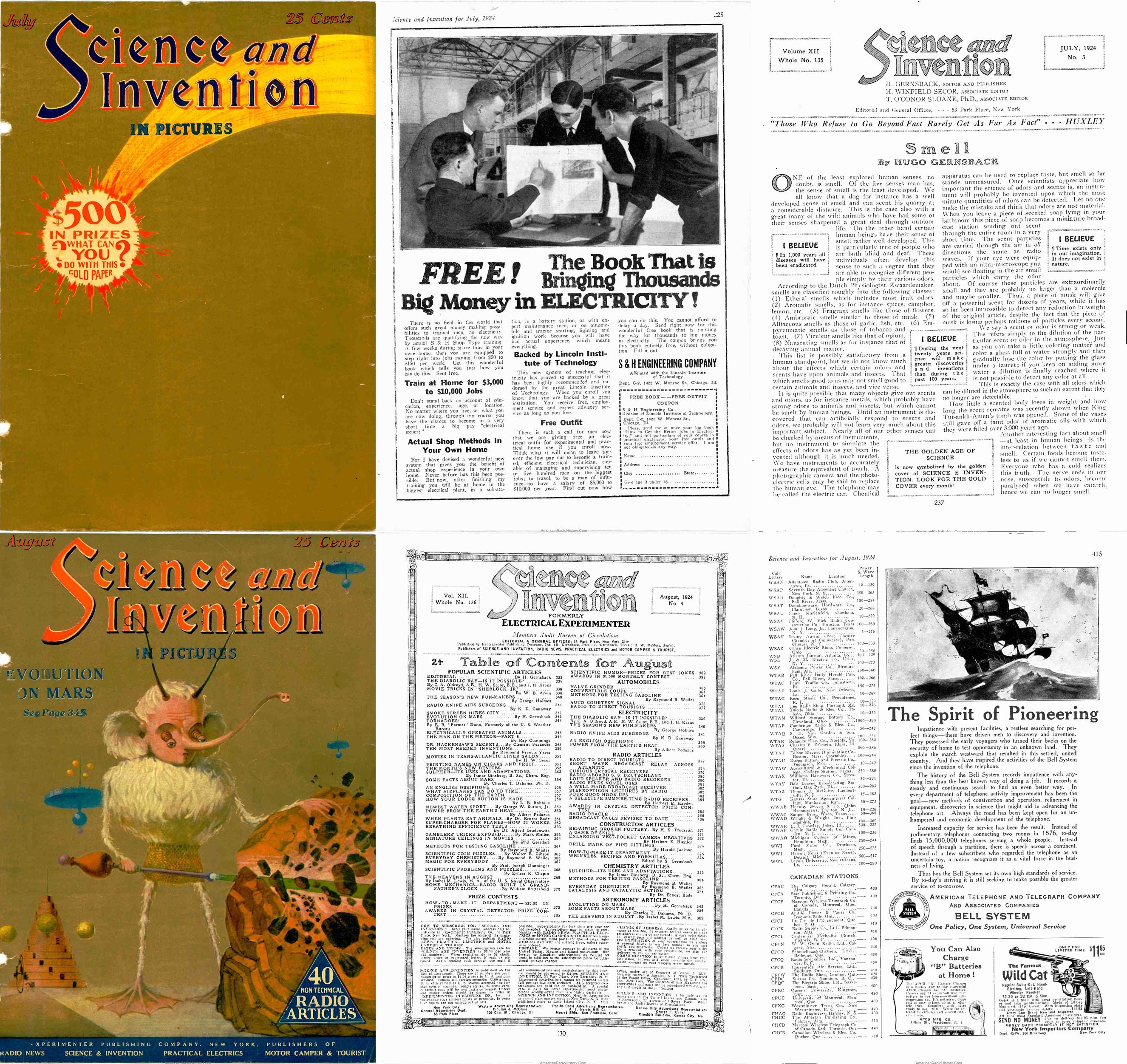 Vintage Science and Invention Magazine, 1924-1925: 12 Issues (pdfs) - Etsy