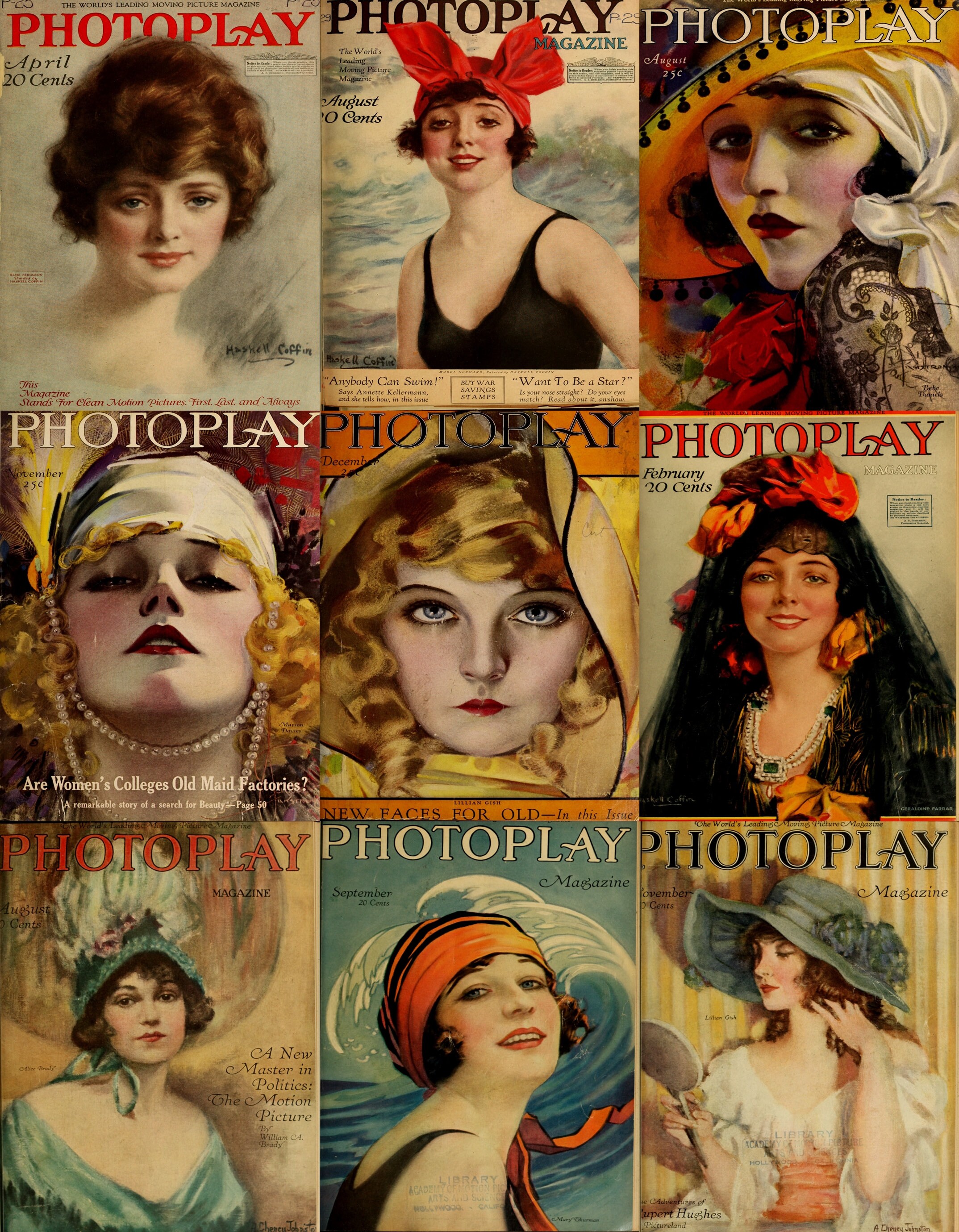 Photoplay Magazines World Photography, Movie Fan Magazine Collection ...