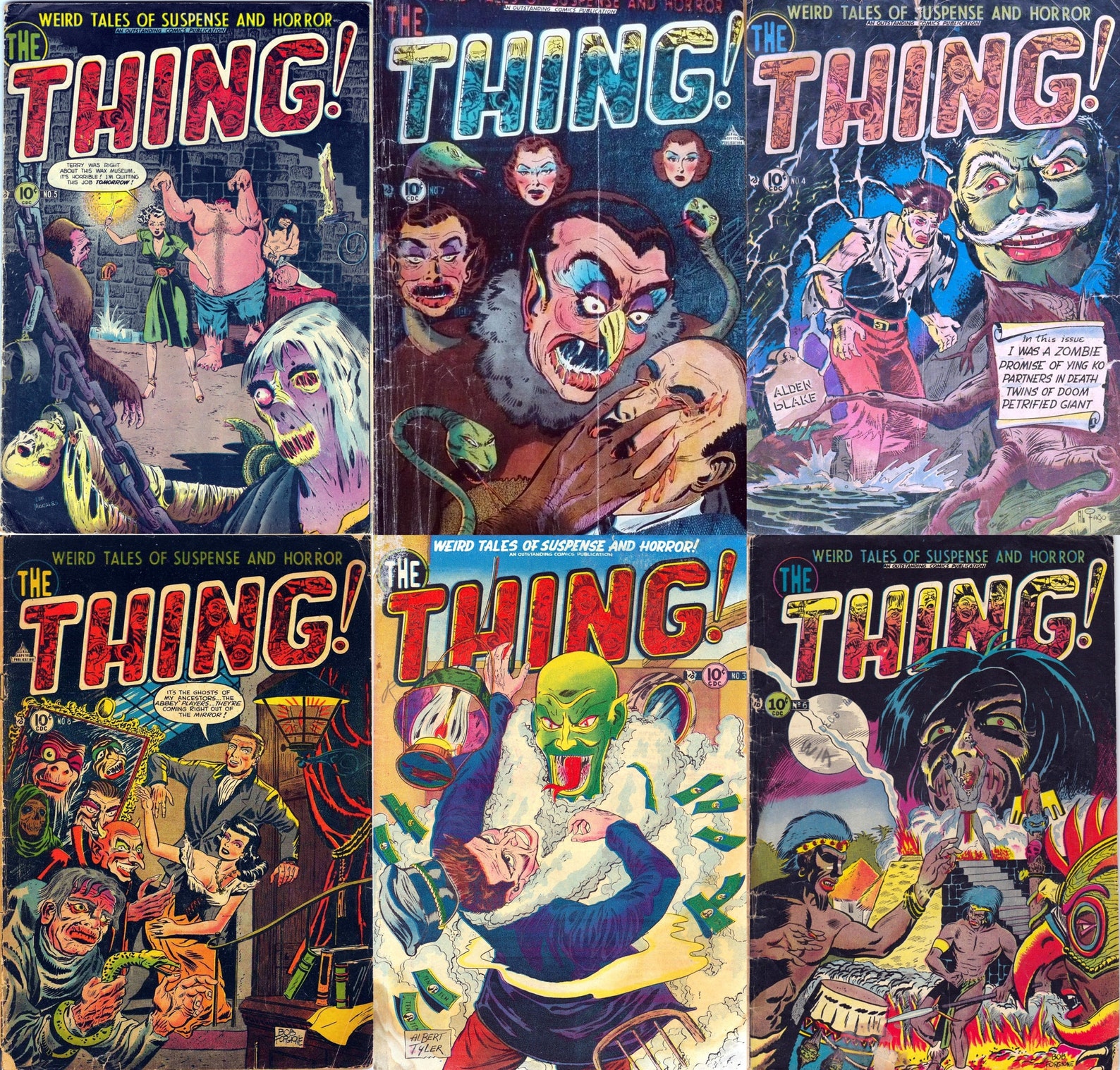 The Thing: 1950s Vintage Horror Comic Collection (17 Issues) (pdfs) - Etsy