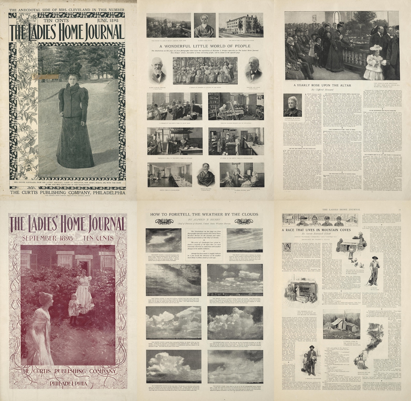 Ladies Home Journal Vintage Women's Magazines 1800s. 19th Century ...