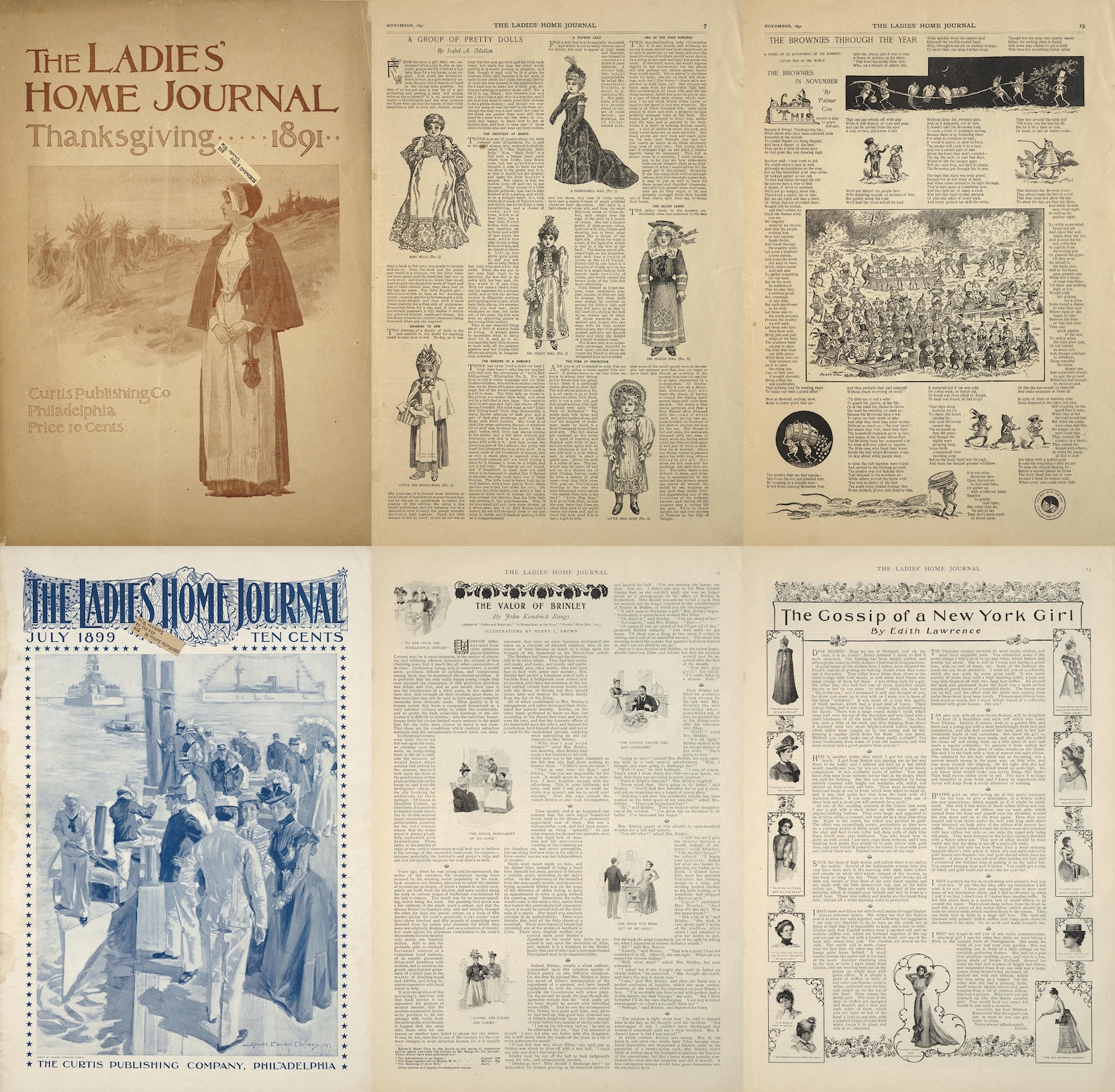 Ladies Home Journal Vintage Women's Magazines 1800s. 19th Century ...