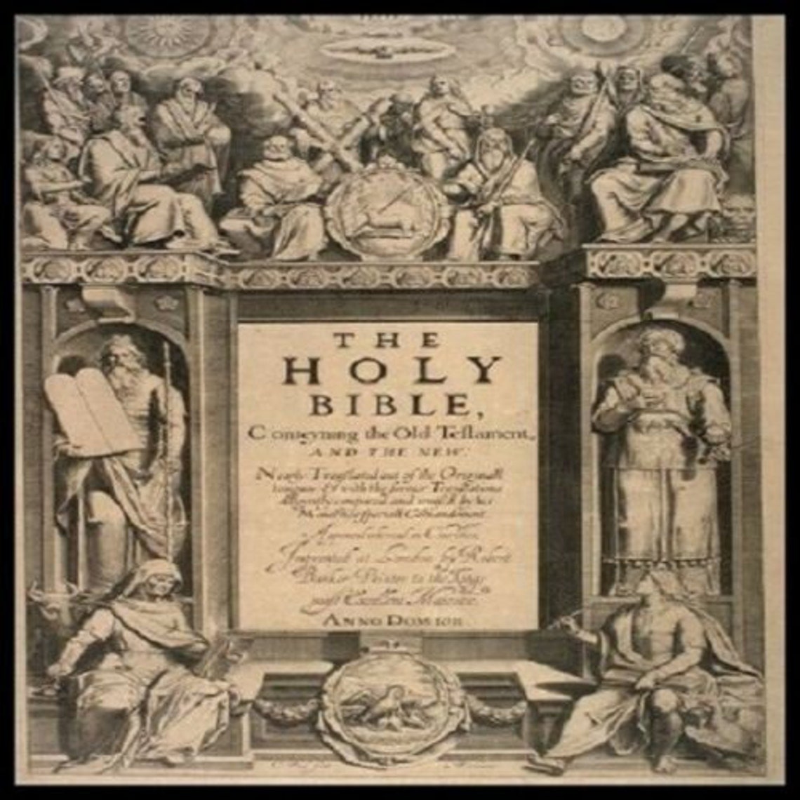 King James Bible First Edition 1611 + the 1462 Gutenberg Bible. 1st ...