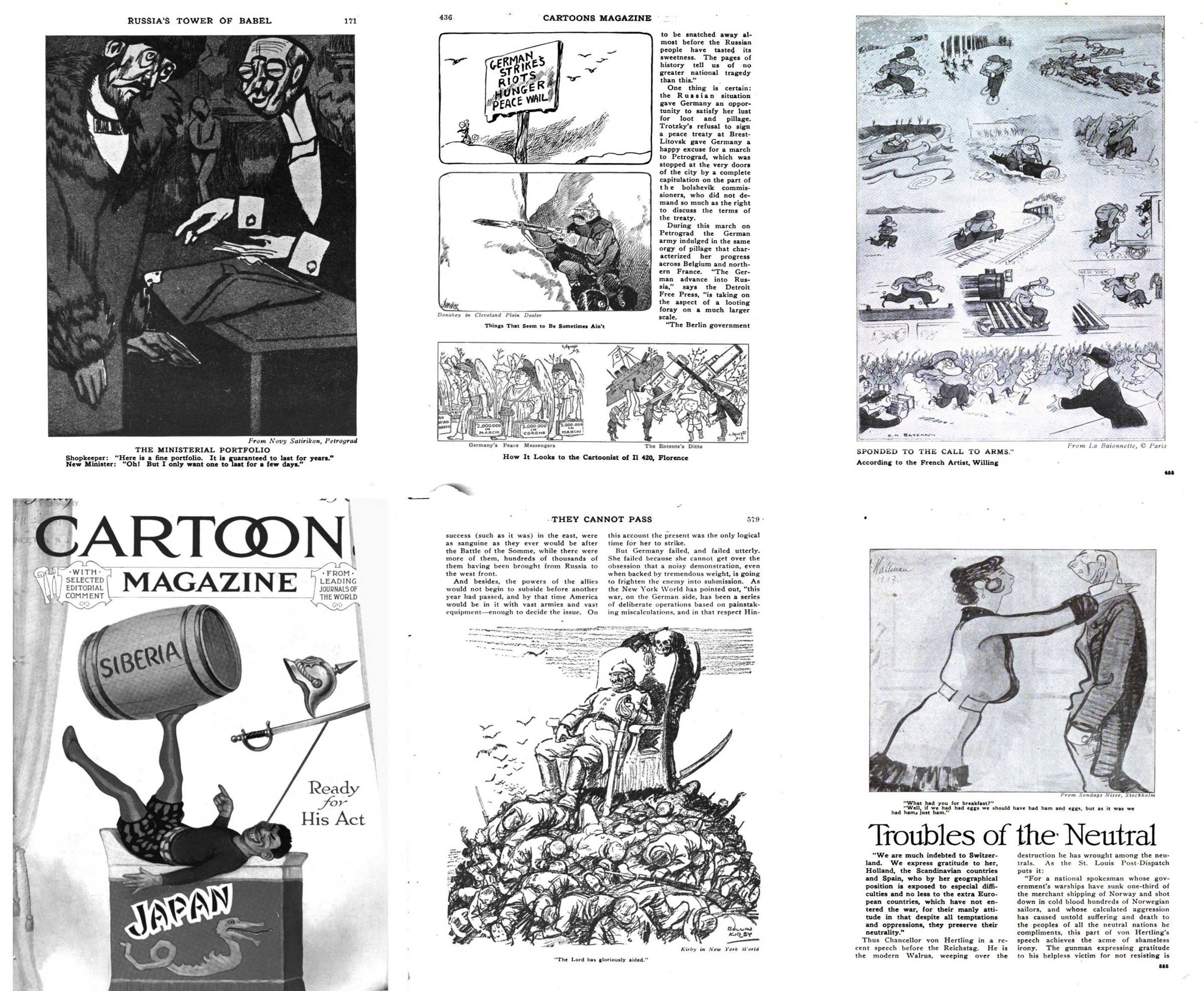 Vintage Caricature Magazine: 1915-1918 Cartoons - 12 Issues (PDF) - Etsy