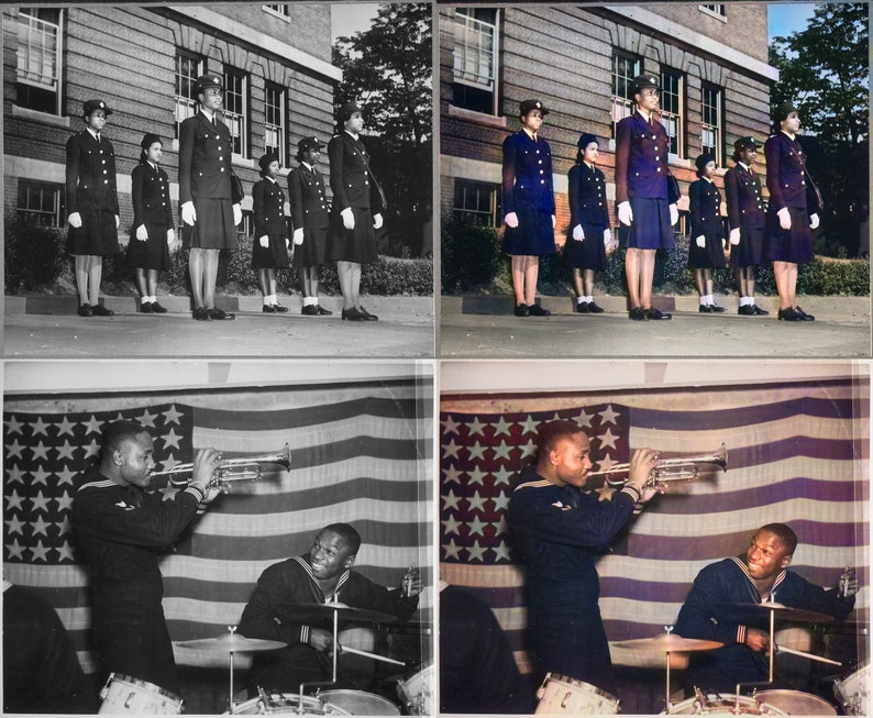 African Americans During World War II BW Colorized Photos 240 Images ...