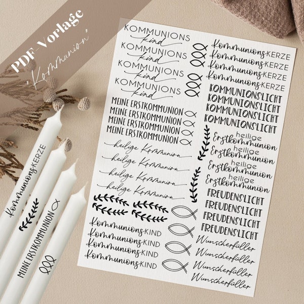 Communion Stickers - Etsy