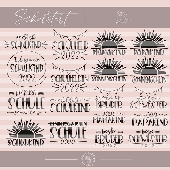 School Start Plotter File for School Enrollment First Graders | Etsy