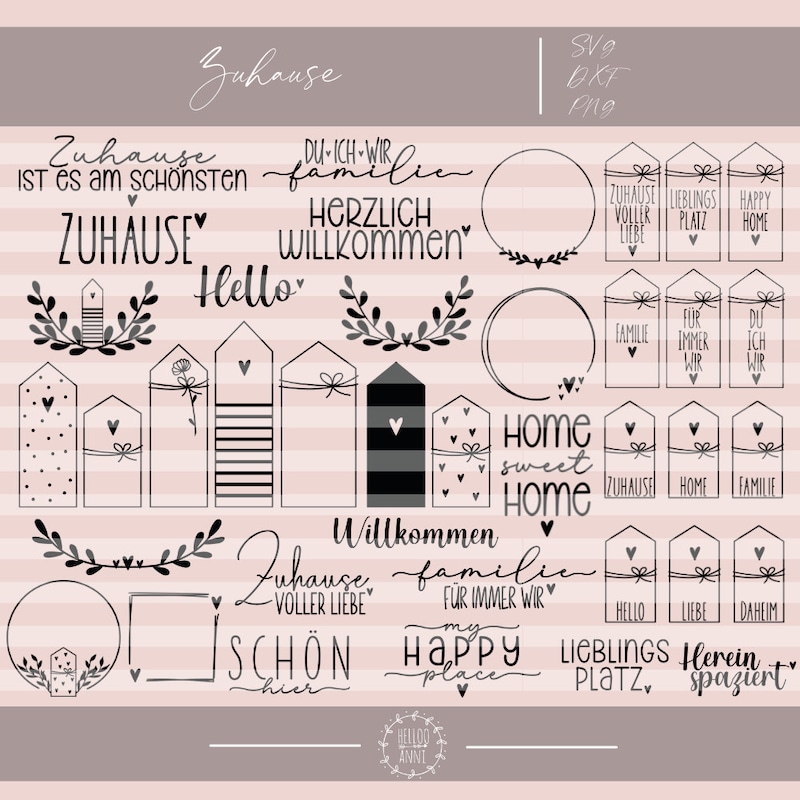 Plotterdatei haus home sweet home - Etsy.de