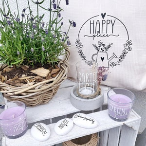 Gartenliebe Plotterdatei SVG DXF PNG Plotten Garten Fackeln Lieblingsplatz Kissen Gartenlicht ...