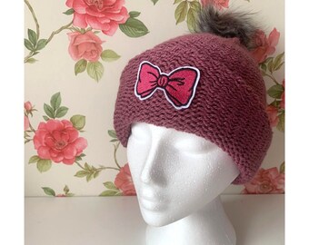 Pink Woolly Hat - Etsy