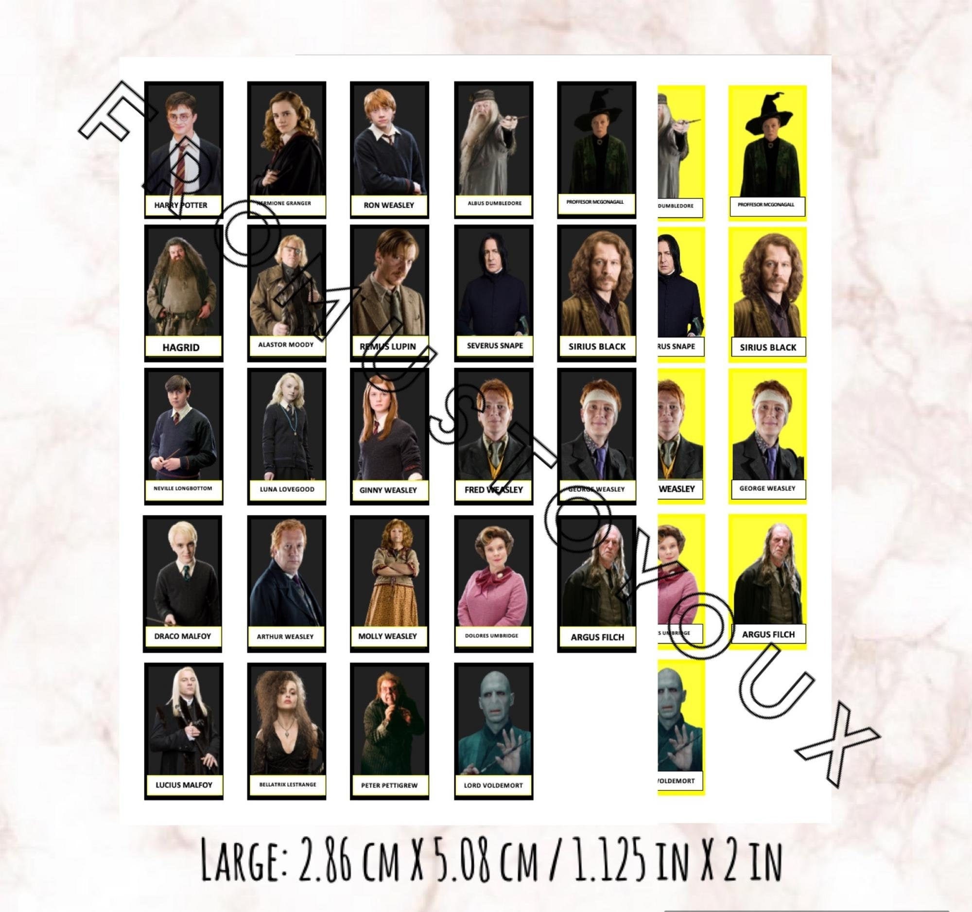 Harry Potter Adivina quién es el juego de mesa plantilla | Etsy