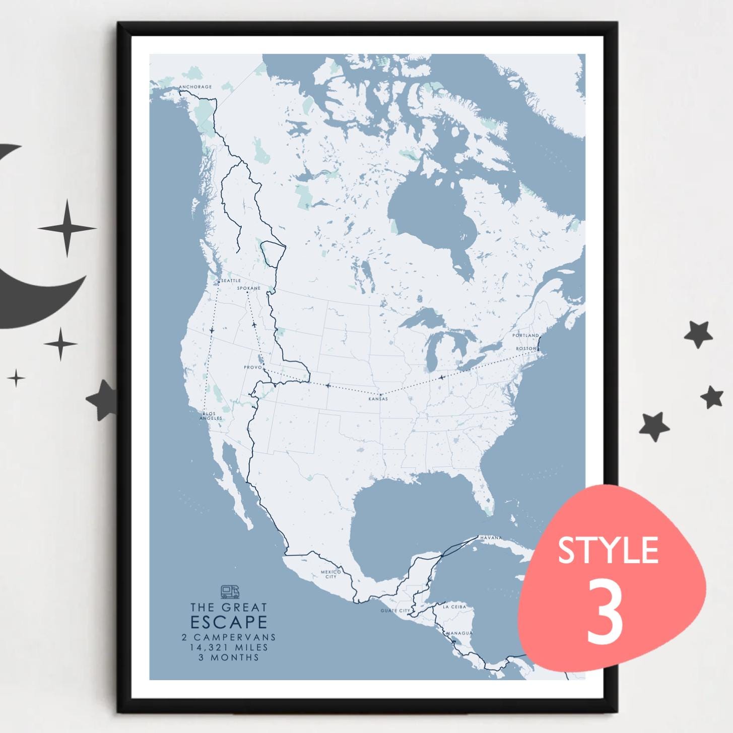 Travel Map, World Travel Map, Travel Map Tracker, Personalized Map ...