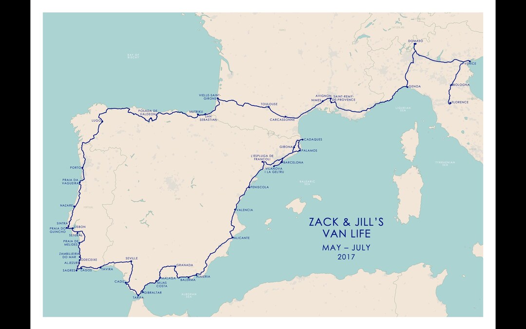 Flight Route Map - Travel Route - Personalized Holiday Map - Boat ...