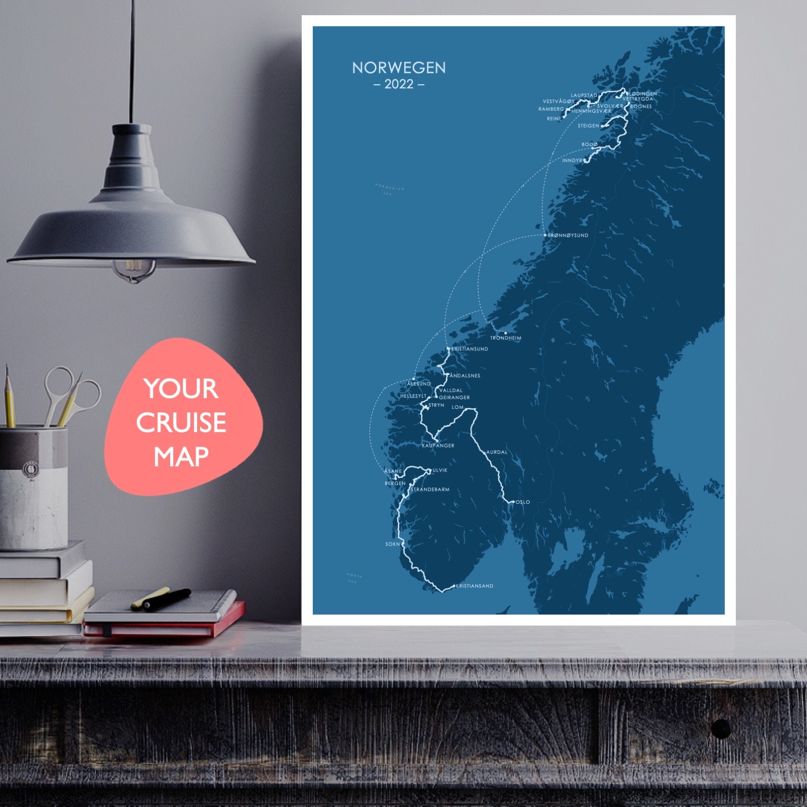 Travel Map Tracker, World Travel Map, Custom Travel Map, Personalised ...