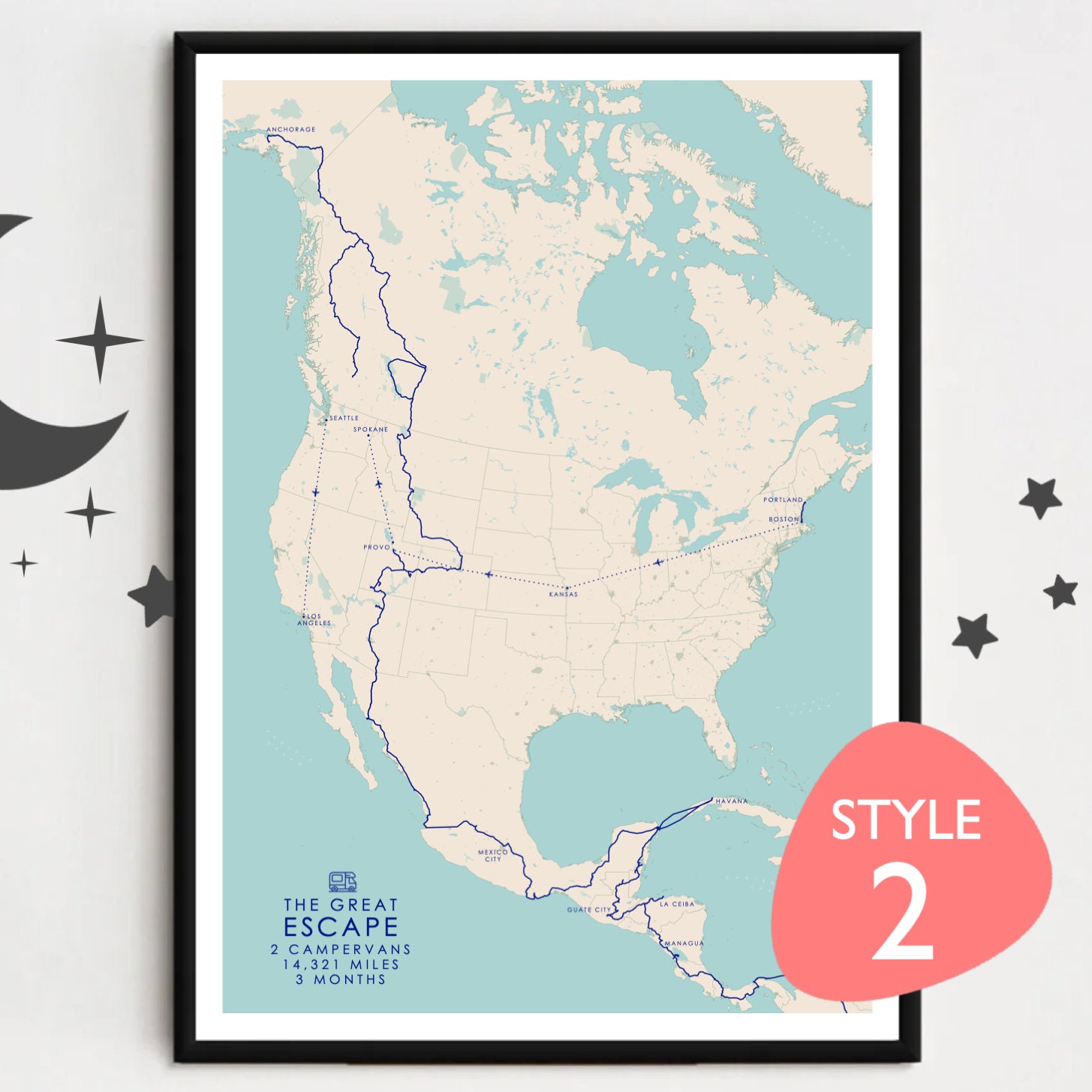Travel Map Tracker, Personalized Map, World Travel Map, Custom Memory ...