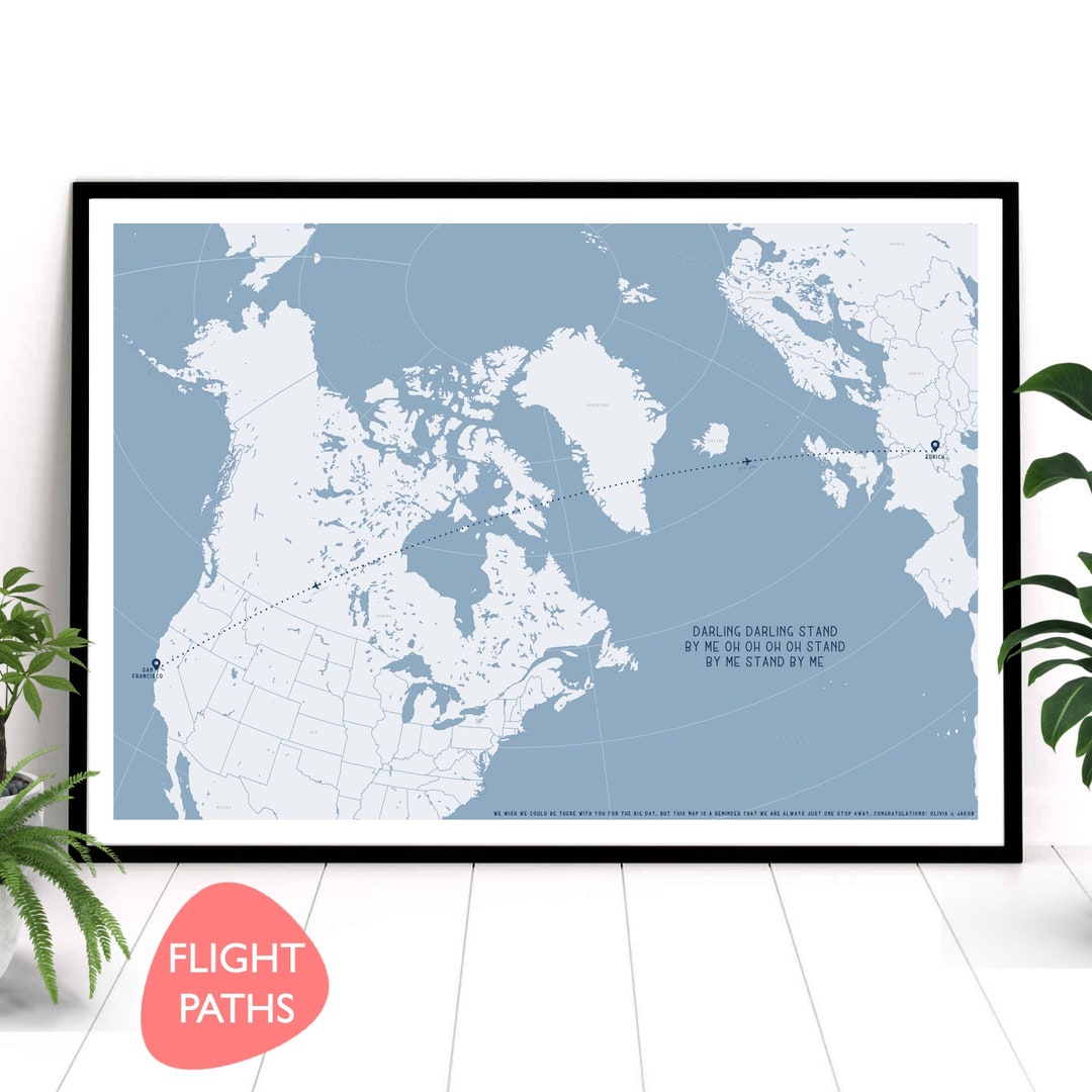 Personalize Travel Memory Map - Custom Map Adventure - Travel Print ...