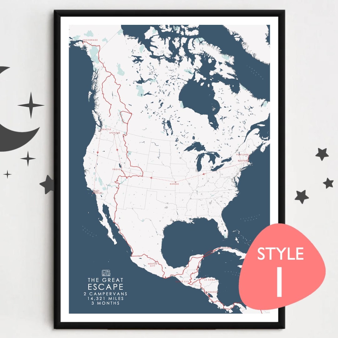 Driving Route Map - Hiking Trail - Personalize Travel Map - Cycling Map ...