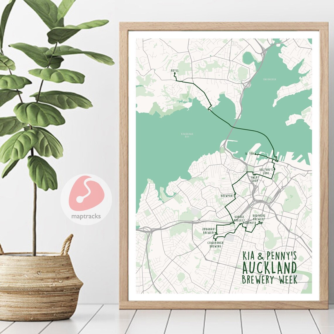 Personalised Hiking Map - Custom Running - Exercise Route - Marathon ...