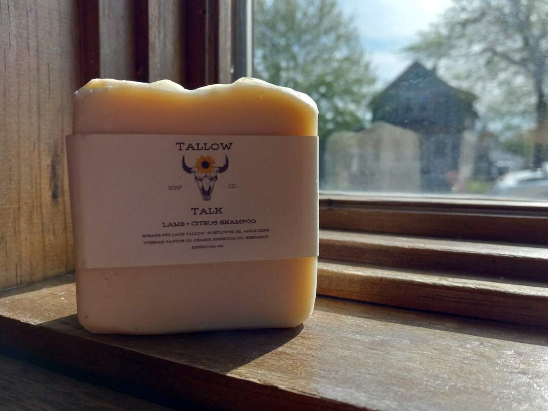 Lamb Tallow + Citrus Shampoo Bar - Etsy