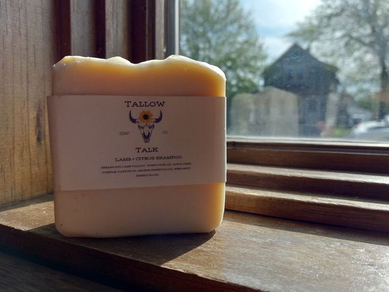 Lamb Tallow + Citrus Shampoo Bar - Etsy
