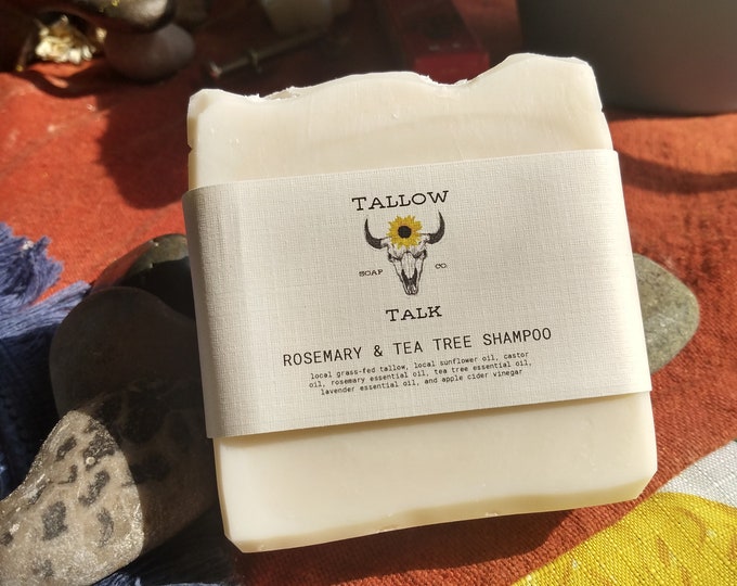 Rosemary Tea Tree Shampoo Bar - Etsy