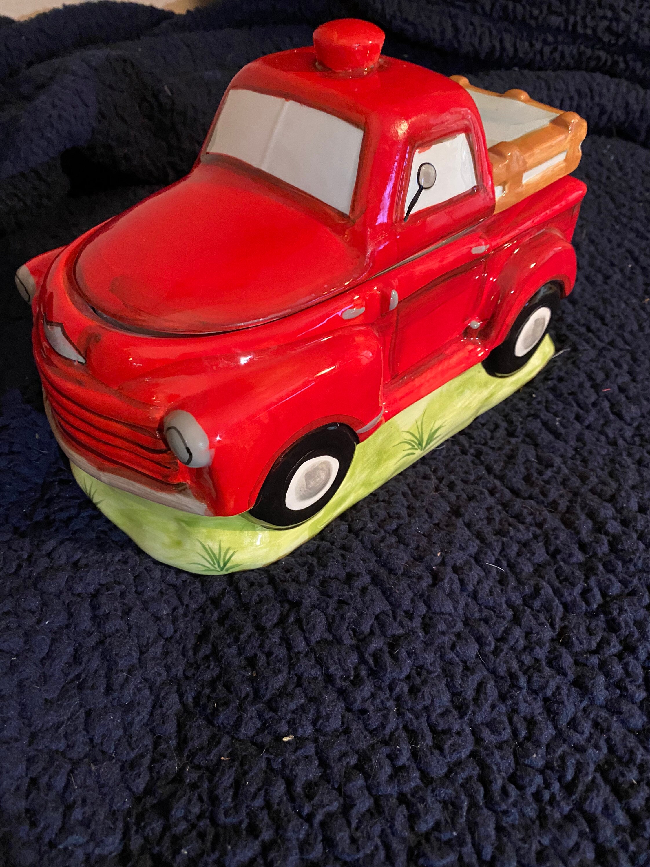 Red Truck Cookie Jar - Etsy
