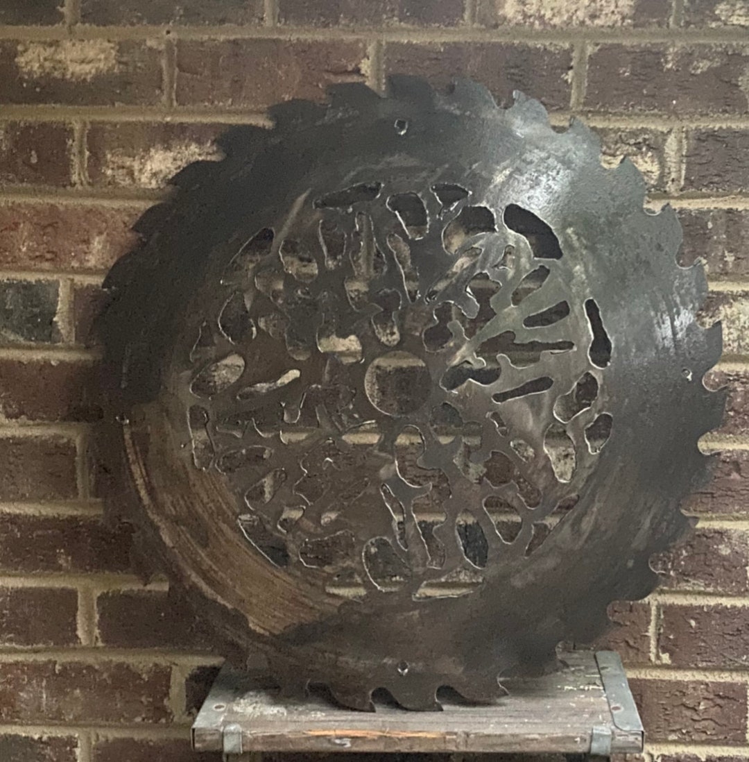 Mosaic Hand Cut Saw Blade - Etsy