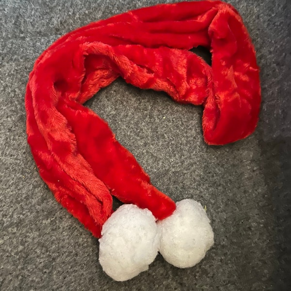 Santa Scarf - Etsy