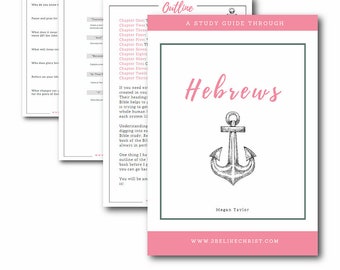 Heroes of the Faith Hebrews 11 Bible Insert Study Guide Bible Bookmark ...