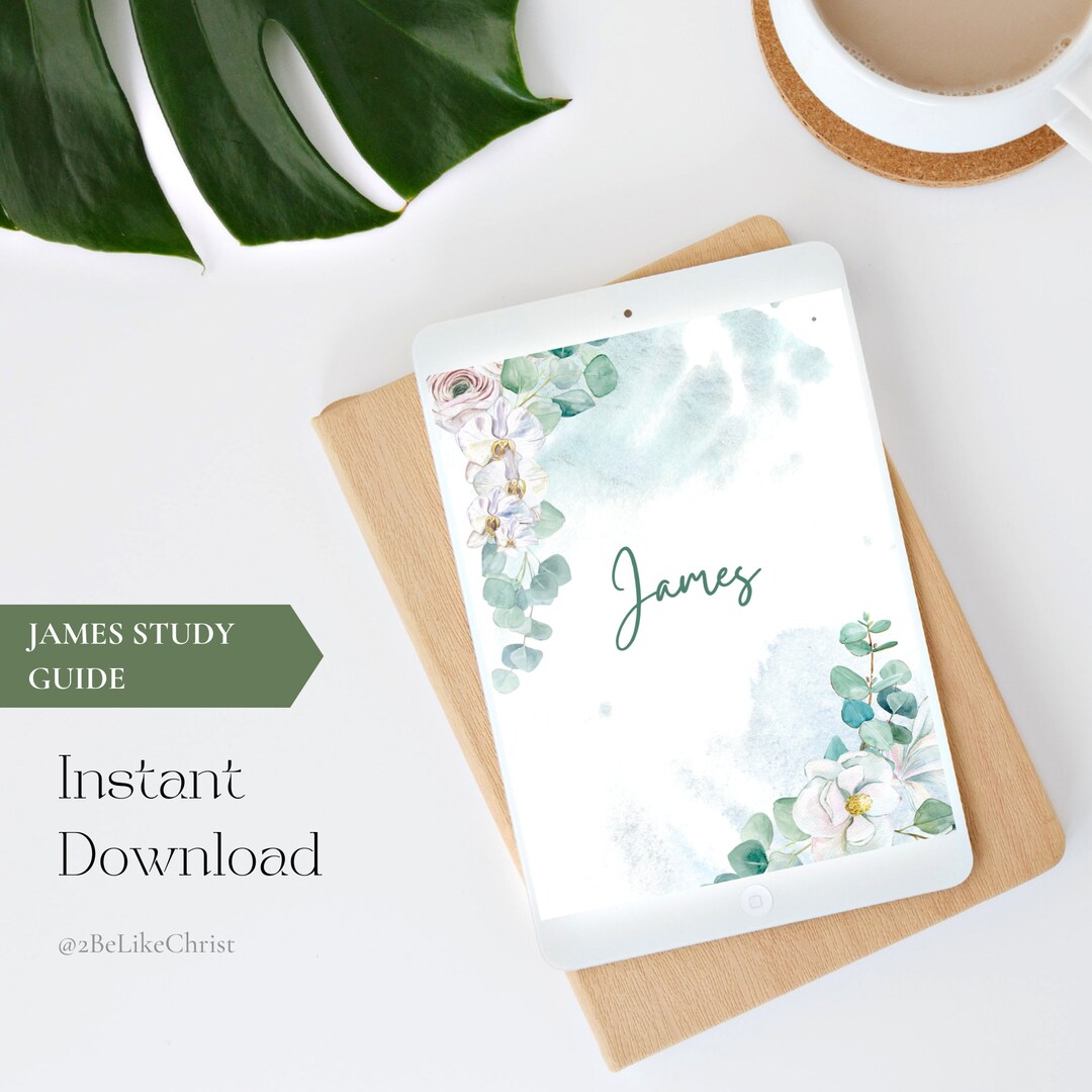 James Bible Study Guide - Etsy