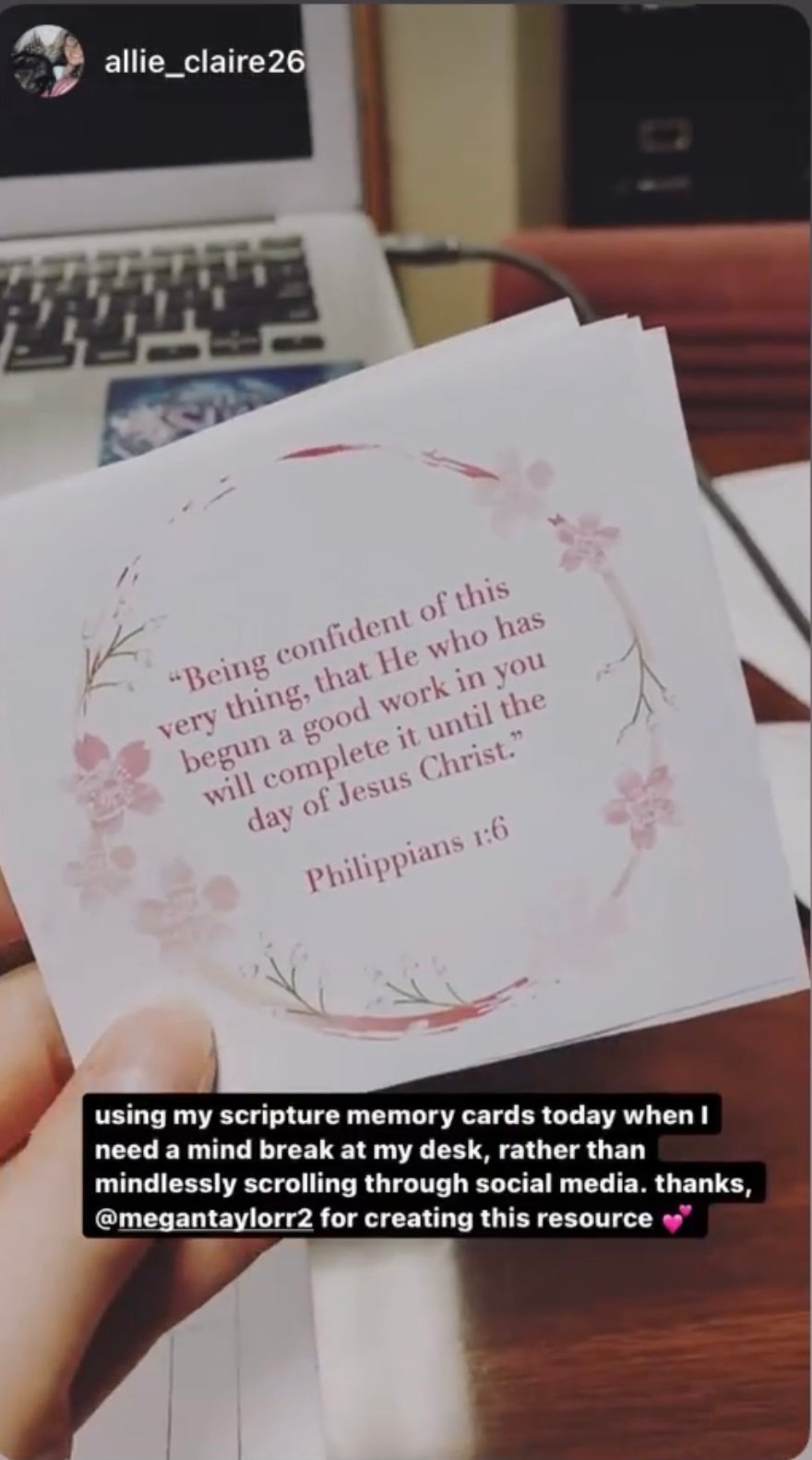 Philippians Scripture Memory Cards - Etsy