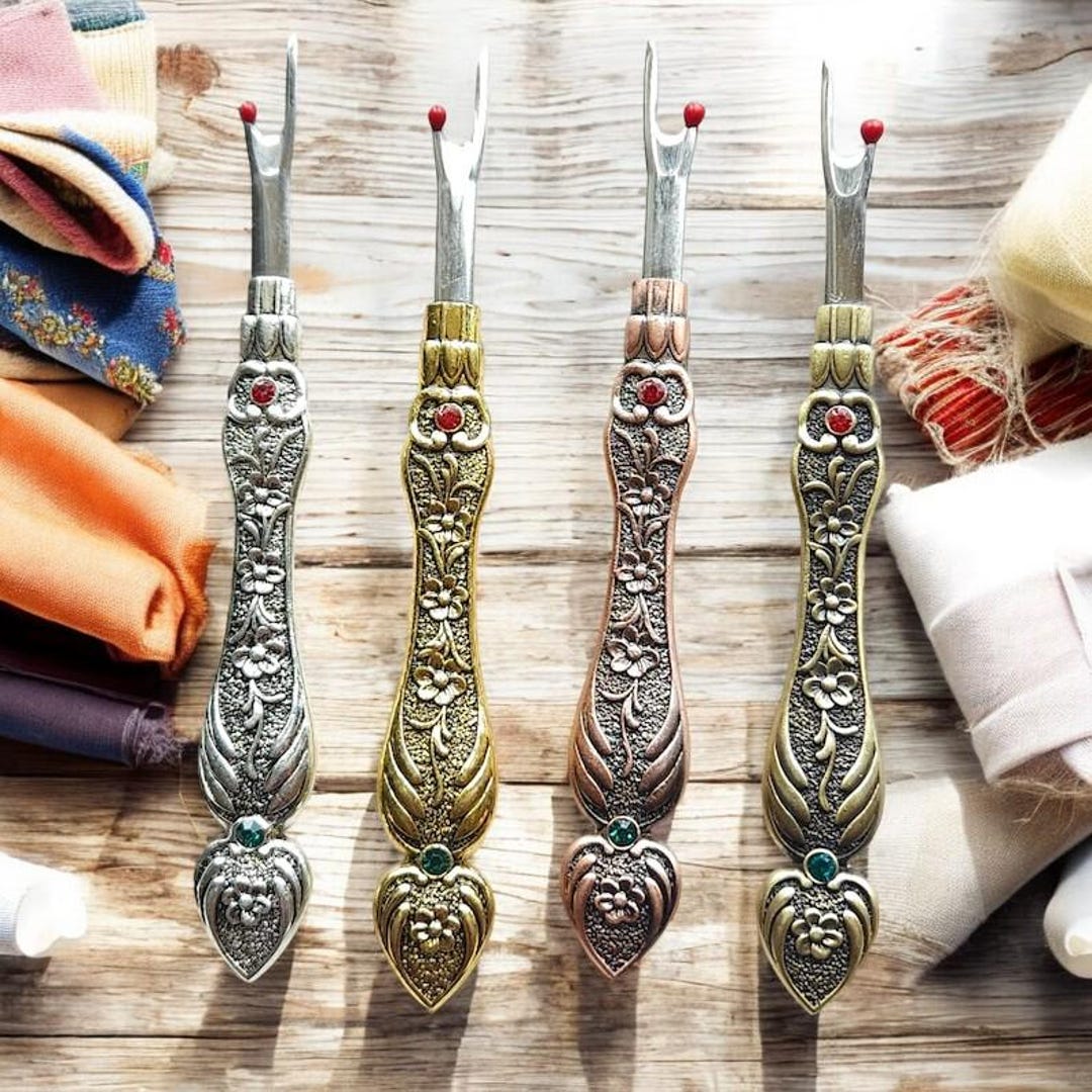 Rustic Vintage Style Seam Ripper Rippers Stitch Unpicker Set Tool ...
