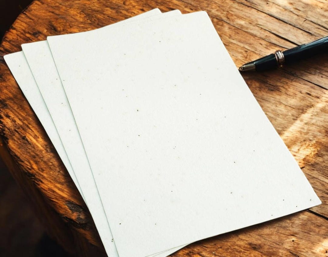 Bundle of 25 - Basil Seed A4 Size Paper, Seed Paper, Seed Embedded Paper, Plantable Paper 280 ...