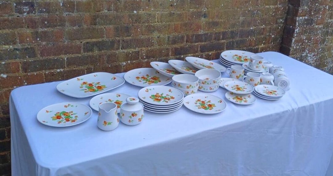 Vintage Noritake Progression “happy Days” 9069, Vintage Dinnerware Set ...