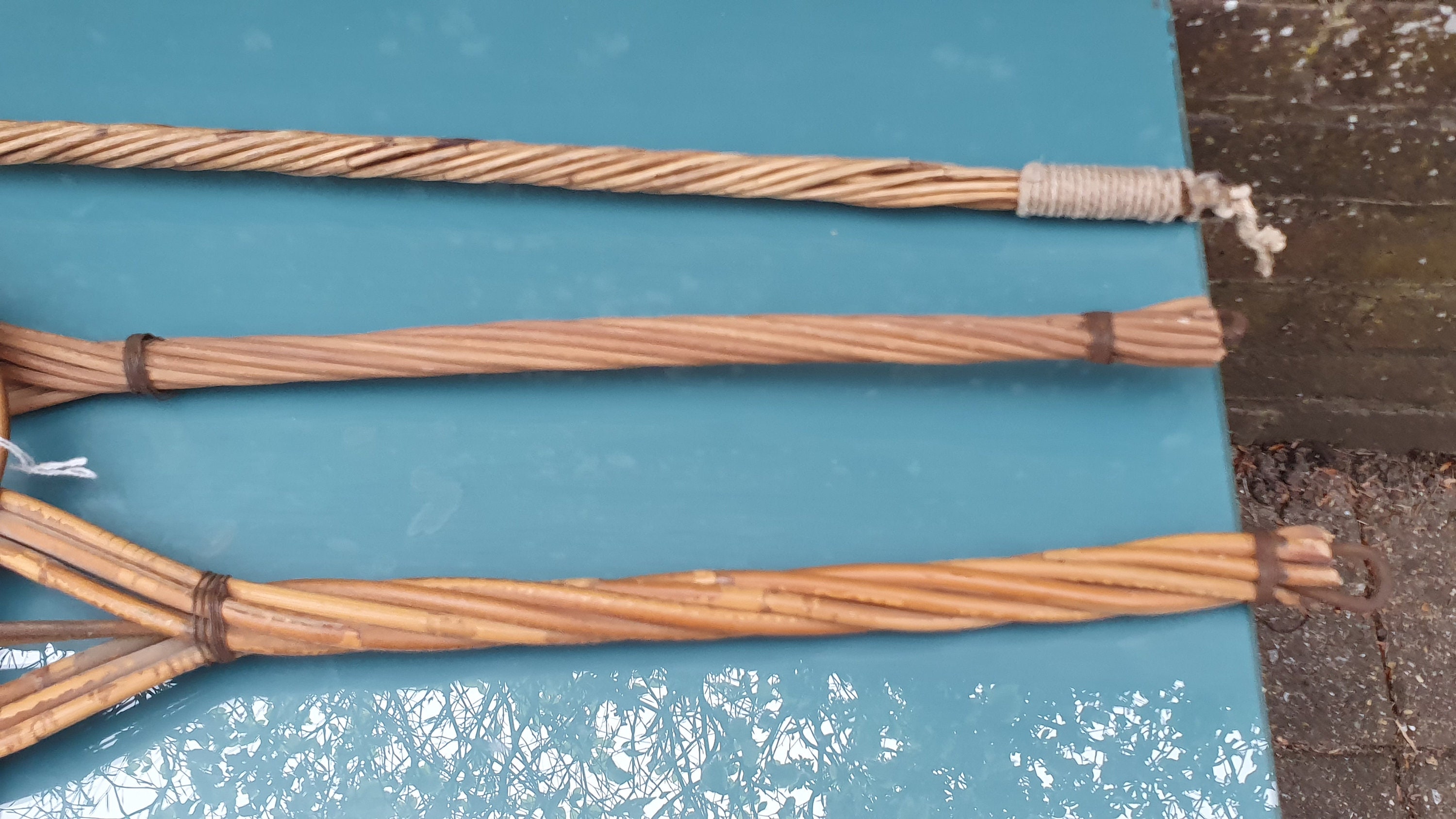 3 Vintage Victorian Wicker Carpet Rug Beaters. - Etsy